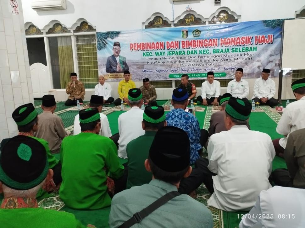 95 Calon Haji Way Jepara–Braja Selebah Ikuti Manasik, Sekcam: Siapkan ...